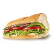 User added: Subway - Veggie Delight, Loaded Subway veggies (no quac ...