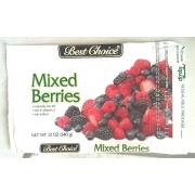 Best Choice Mixed Berries: Calories, Nutrition Analysis & More | Fooducate