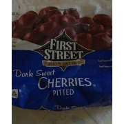 First Street Dark Sweet Cherries, Pitted: Calories, Nutrition Analysis ...