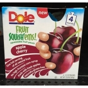 Dole Squeezable Fruit Pouch, Apple Cherry: Calories, Nutrition Analysis ...