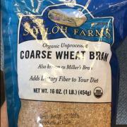 User added: Shiloh Farms, Organic Unprocessed Coarse Wheat Bran ...