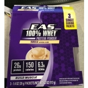 EAS 100% Whey Protein Powder, Vanilla: Calories, Nutrition Analysis ...