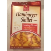Chef Karlin Hamburger Skillet Dinner, Cheeseburger Macaroni: Calories ...
