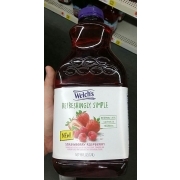 Welch's Refreshingly Simple Strawberry Raspberry: Calories, Nutrition ...