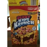 Millville Berry Kid's Krunch Sweetened Corn And Oat Cereal: Calories ...