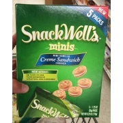 SnackWell's Minis Mini Vanilla Creme Sandwich Cookies: Calories ...
