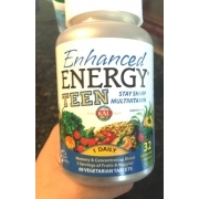 Enhanced Energy Teen, Dietary Supplement: Calories, Nutrition Analysis ...