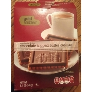 Gold Emblem Chocolate Topped Butter Cookies: Calories, Nutrition ...