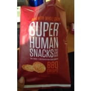 Super Human Snacks Bbq Crisps, Made With Whole Grain: Calories ...