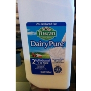 Tuscan Dairy Farms Dairy Pure, 2% Reduced Fat Milk: Calories, Nutrition ...
