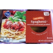 Kroger Spaghetti, Enriched Macaroni Product: Calories, Nutrition ...