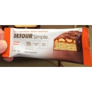 Detour Simple Whey Protein Bar, Caramel Peanut: Calories, Nutrition ...