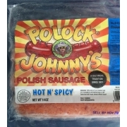Polock Johnny's Polish Sausage, Hot N' Spicy: Calories, Nutrition ...
