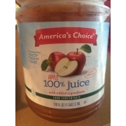 America's Choice 100 Percent Apple Juice: Calories, Nutrition Analysis ...