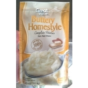 Great Value Buttery Homestyle Complete Potatoes: Calories, Nutrition ...