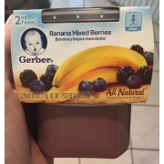 Gerber Banana Mixed Berries, Baby Food: Calories, Nutrition Analysis ...