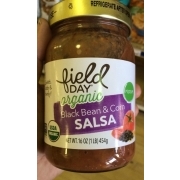 Field Day Organic Black Bean And Corn Salsa: Calories, Nutrition ...