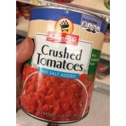 ShopRite Crushed Tomatoes, No Salt Added: Calories, Nutrition Analysis ...