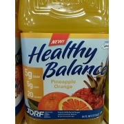 Healthy Balance Pineapple Orange Juice: Calories, Nutrition Analysis ...