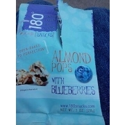 180 Snacks Almond Pop With Blueberries: Calories, Nutrition Analysis ...