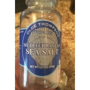 Olde Thompson Sea Salt, Mediterranean: Calories, Nutrition Analysis ...