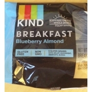 Kind Blueberry Almond Breakfast Bar: Calories, Nutrition Analysis ...