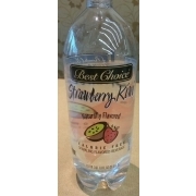 Best Choice Strawberry Kiwi, Sparkling Flavored Beverage: Calories ...