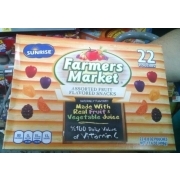 Sunrise Farmers Market Assorted Fruit Flavored Snacks: Calories ...
