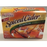 Alpine Spiced Cider, Pumpkin Instant Drink Mix: Calories, Nutrition ...