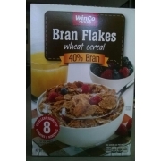 Winco Foods Bran Flakes, Wheat Cereal, 40% Bran: Calories, Nutrition ...