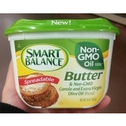 Smart Balance Butter, Canola And Extra Virgin Olive Oil Blend: Calories ...