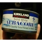 Kirkland Signature Solid White Albacore Tuna Packed In Water: Calories ...