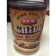 H-E-B Chili, No Beans: Calories, Nutrition Analysis & More | Fooducate
