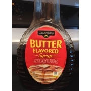 Clover Valley Butter Flavored Syrup: Calories, Nutrition Analysis ...