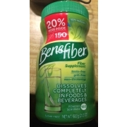 Benefiber Fiber Supplement: Calories, Nutrition Analysis & More | Fooducate