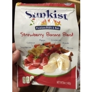 Sunkist Premium Fruit And Nuts, Strawberry Banana Blend: Calories ...