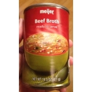 Meijer Beef Broth: Calories, Nutrition Analysis & More | Fooducate
