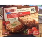 Bremer Meat Lasagna: Calories, Nutrition Analysis & More | Fooducate