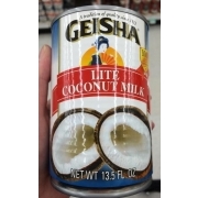 Geisha Lite Coconut Milk: Calories, Nutrition Analysis & More | Fooducate