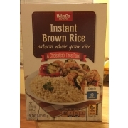Winco Foods Instant Brown Rice, Natural Whole Grain Rice: Calories ...