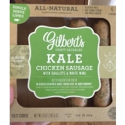 Gilbert's Craft Sausages, Kale Chicken Sausage With Shallots And White ...