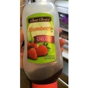 Best Choice Squeezable Spread, Strawberry: Calories, Nutrition Analysis ...