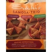 Sukhi's Samosa Trio Variety Pack: Calories, Nutrition Analysis & More ...