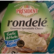 President Europe's Leading Cheese Expert, Rondele, Gourmet Spreadable ...