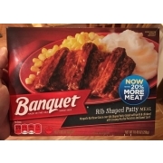 Banquet Rib Shaped Patty Meal: Calories, Nutrition Analysis & More ...