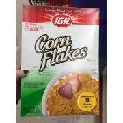 IGA Corn Flakes: Calories, Nutrition Analysis & More | Fooducate