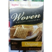 Hy-Vee Crackers, Woven Wheats, Original: Calories, Nutrition Analysis ...