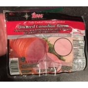 Rose Fully Cooked, Hardwood Smoked, Uncured Canadian Bacon: Calories ...