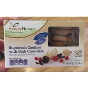 Simply Nature A Simple Choice Superfruit Cookies With Dark Chocolate ...