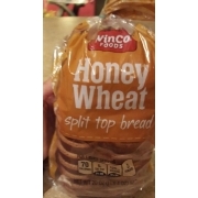 Winco Foods Honey Wheat Split Top Bread: Calories, Nutrition Analysis ...